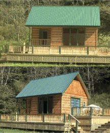 16x24 Cabin w/Loft Plans, Blueprints & Material List