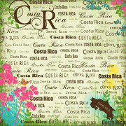 Paradise Costa Rica Scrapbook Paper