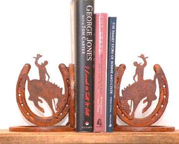 Bronc Rider Bookend Set