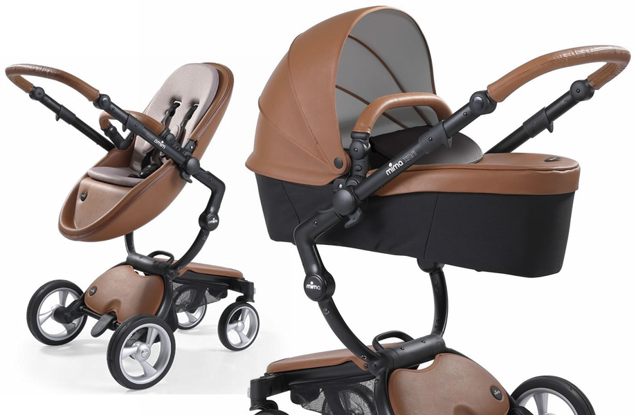 Mima Xari Complete Stroller, Silver - Sicilian Red / Black