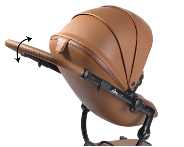 Mima Xari Complete Stroller, Silver - Sicilian Red / Black