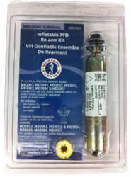 Mustang Survival Re-arm kits are inflating kits for PFDs