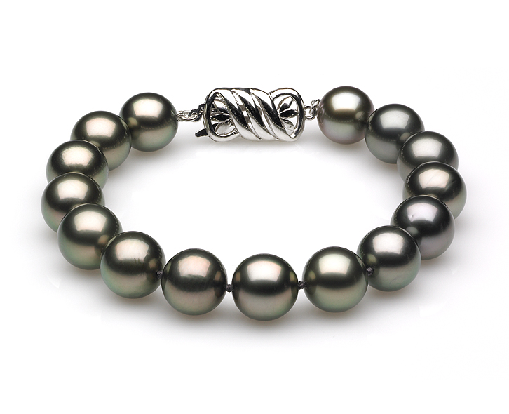 Real black pearl bracelet store