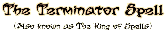 Terminator Spell