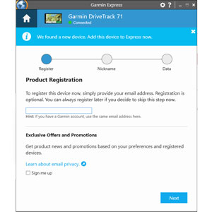Updating the Software on Your DriveTrack.