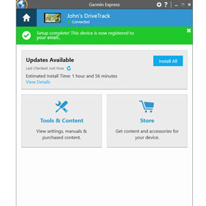 Updating the Software on Your DriveTrack.