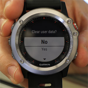 Garmin GPS Watch Master Reset Instructions | Gun Dog Supply