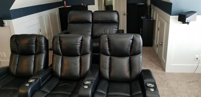HT Design Hamilton Home Theater Seating Top Grain Leather