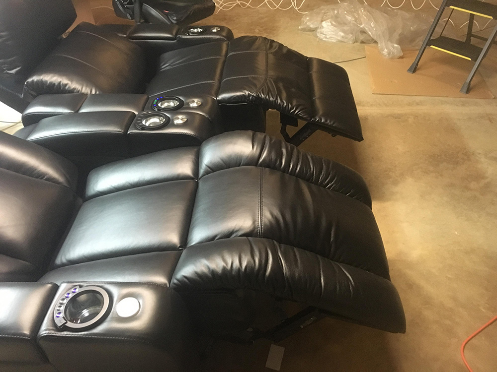 HT Design Hamilton Home Theater Seating Top Grain Leather