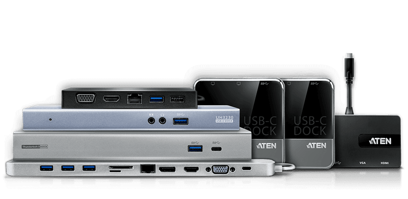 Aten USB-C Docking Stations