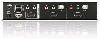 CS1792 - Aten CubiQ 2-Port HDMI KVM With USB Hub & Integrated Digital Audio