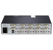 SC740-001 - Avocent SwitchView SC740 Dual Monitor 1x4 Secure DVI KVM