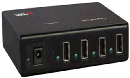 CLK-4U2FM-1650 - USB 2.0 Extender - Four USB 2.0 ports, multimode fiber