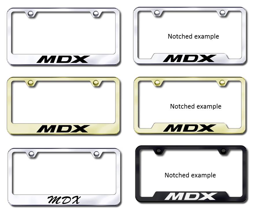 Universal License Plate Frames 2 Pack Aluminum License Plate Frames ...