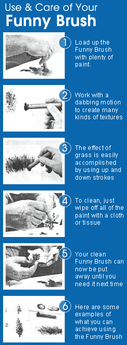 The Original "Funny Brush" - Set of 3