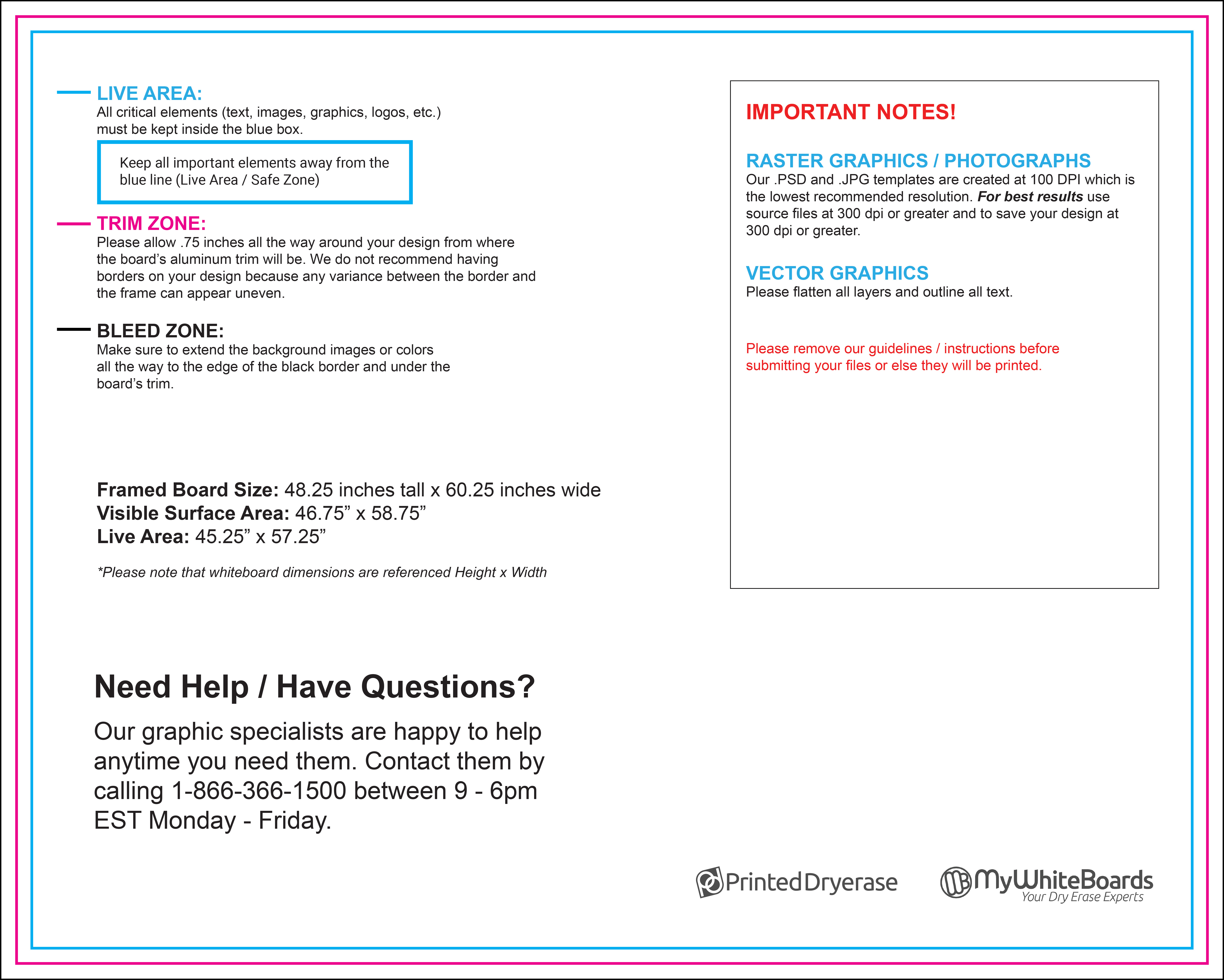 Custom Whiteboards - Non-Magnetic Printed Boards | OptiMA