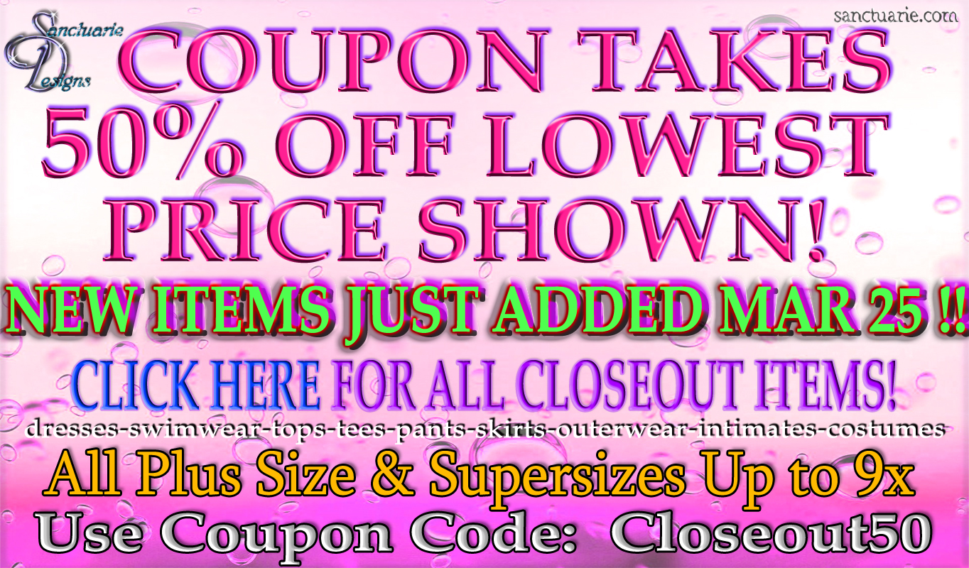 Sanctuarie Plus Size Clothing at Discount Prices - Custom Made in All ...