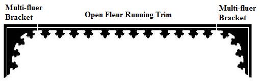 Open Fleur Running Trim Usage Picture - Wood and PVC - Use with Multi ...
