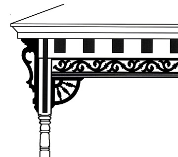 Porch Guide - Porch Eave Decoration - by Vintage Woodworks