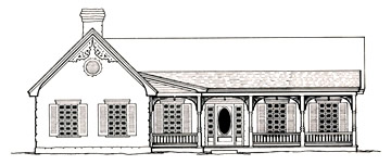 Porch Guide - An "L" Shaped Porch - by Vintage Woodworks