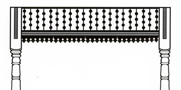 Porch Guide - Post Top Items - by Vintage Woodworks