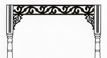 Porch Guide - Post Top Items - by Vintage Woodworks