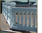 4-1/2" Poly "Turned" Balusters | Feel & Paint Just Like Wood