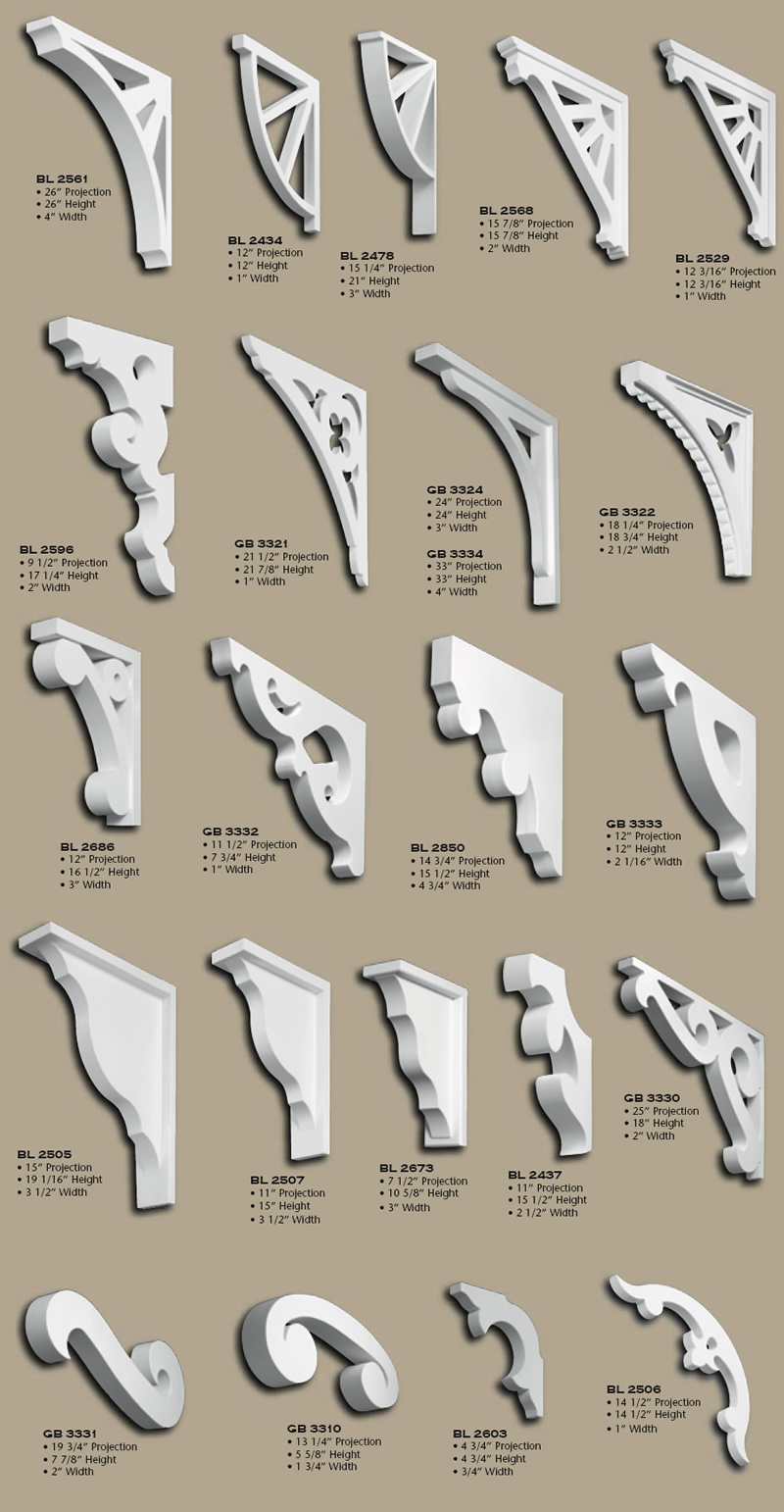 Polyurethane Traditional Brackets