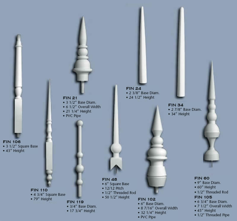 Polyurethane Roof Spires/Finials | Buy Online | High Quality