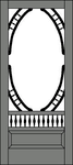Oval Designs Wooden Screen Doors & Storm Doors - from Vintage Woodworks