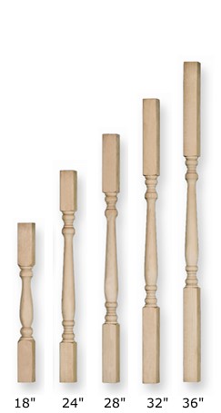 Turned Hemlock Balusters | Buy Online | Premium Quality