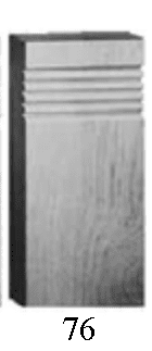 Wood Plinth (Base) Blocks | Buy Online | Vintage Woodworks