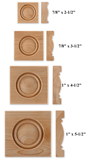 Wood Corner Blocks | Buy Online Direct | Vintage Woodworks