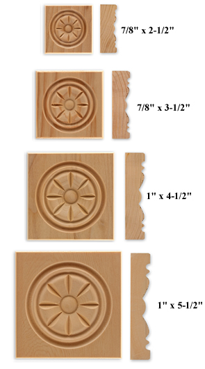 Wood Corner Blocks | Buy Online Direct | Vintage Woodworks