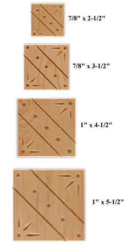 Wood Corner Blocks | Buy Online Direct | Vintage Woodworks