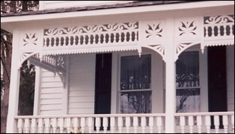 Photos of Handrails, Subrails, and Bottom Rails on Porches from Vintage ...