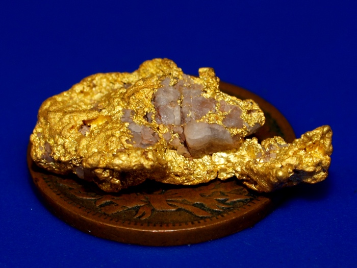Gold Nugget - Gold Basin AZ - Mohave County Gold - Raw Gold Nugget