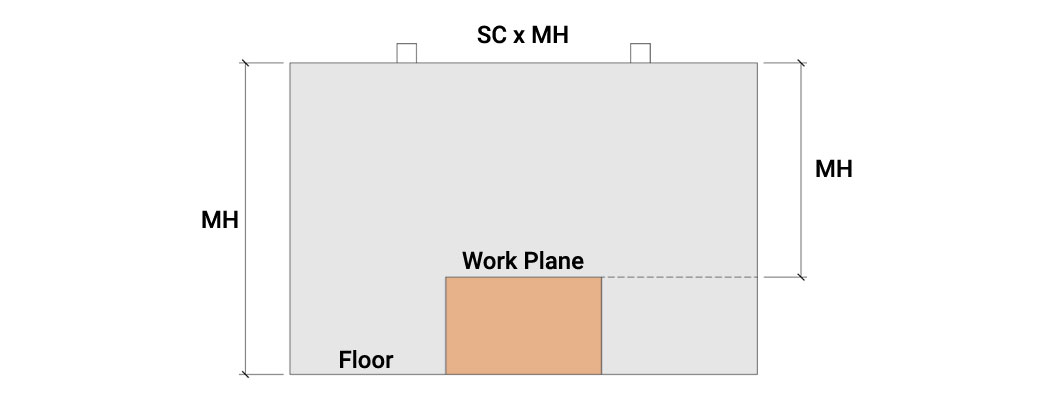 Arranging Downlights for General Lighting