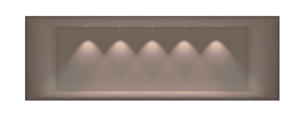 Arranging Downlights for Wall & Accent Lighting