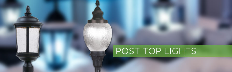 Commercial Outdoor Post Top Lighting – TakeThreeLighting.com