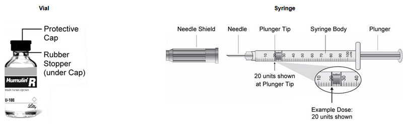 Humulin R Insulin 100 units/mL (3 mL Vial) | On Sale | EntirelyPets Rx