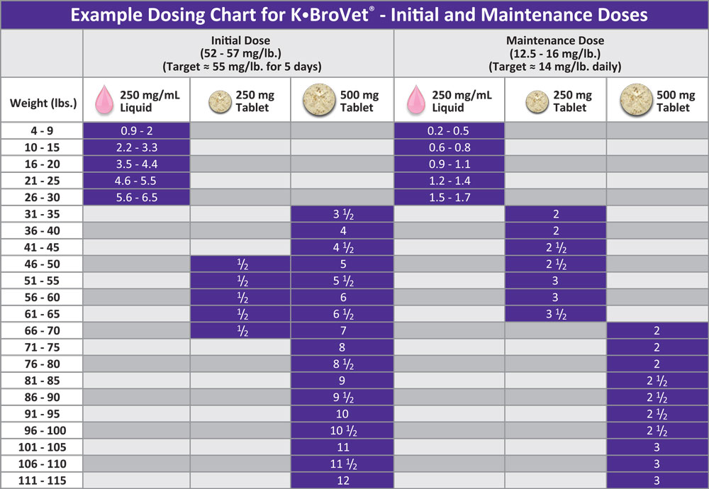 K-BroVet Oral Solution 250mg/ml 300ml | On Sale | EntirelyPets Rx