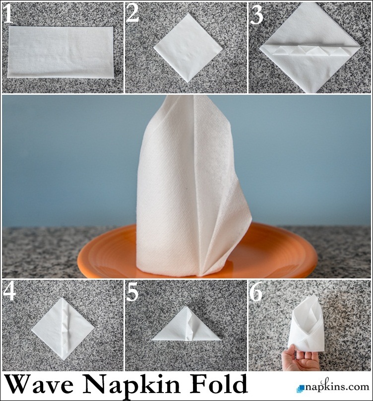 Paper Napkin Folding & Fancy Napkin Folds - Napkins.com