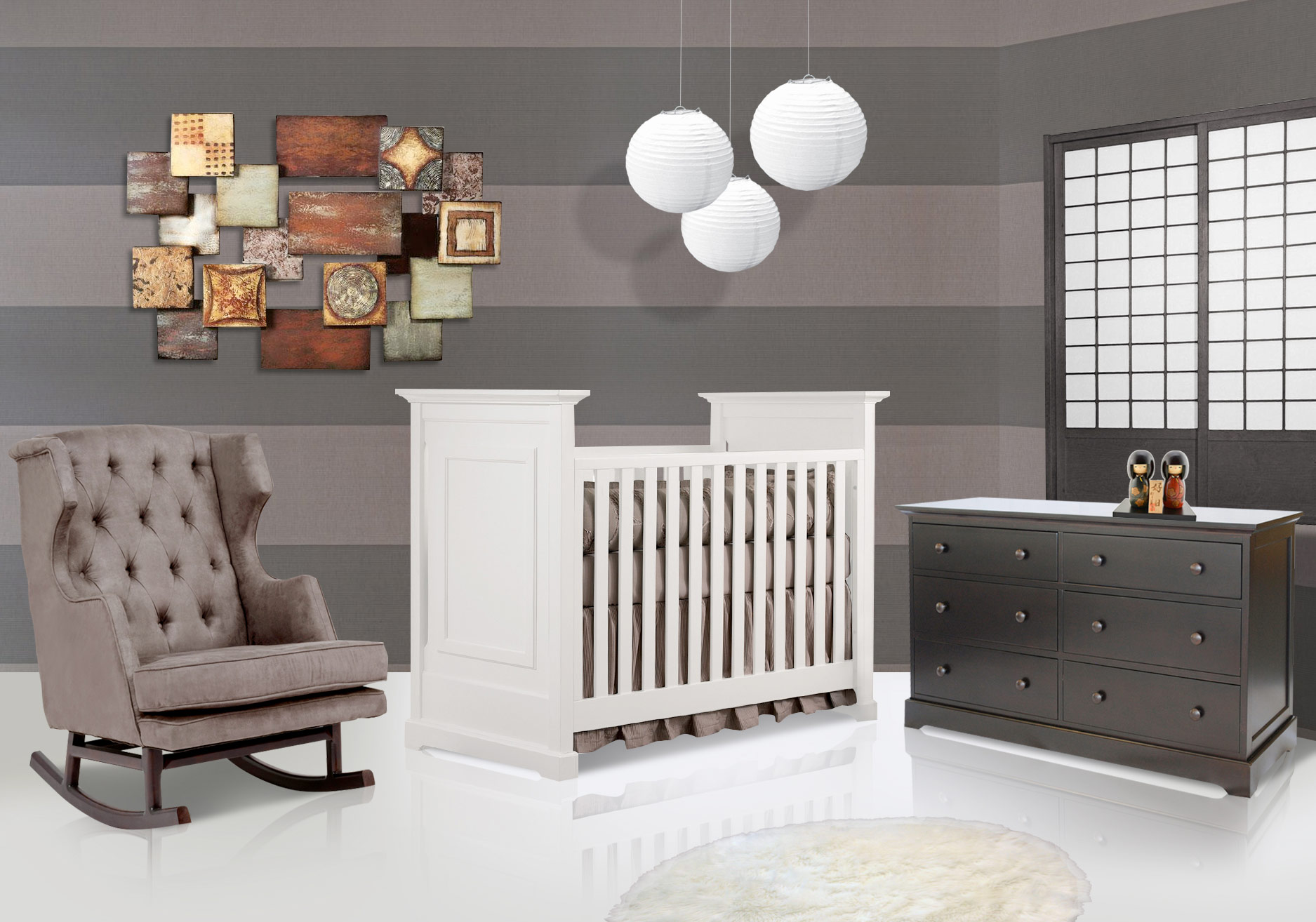 Modern Nursery with Japanese-Style Accents - $2.00