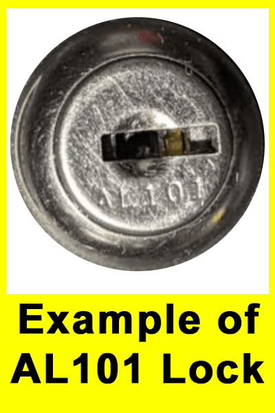 AL101 Utility Panel Replacement Key