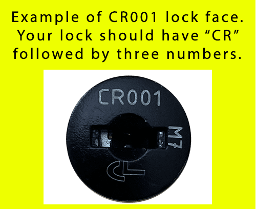 CyberLock CR Replacement Key for CR001-CR1000 Locks