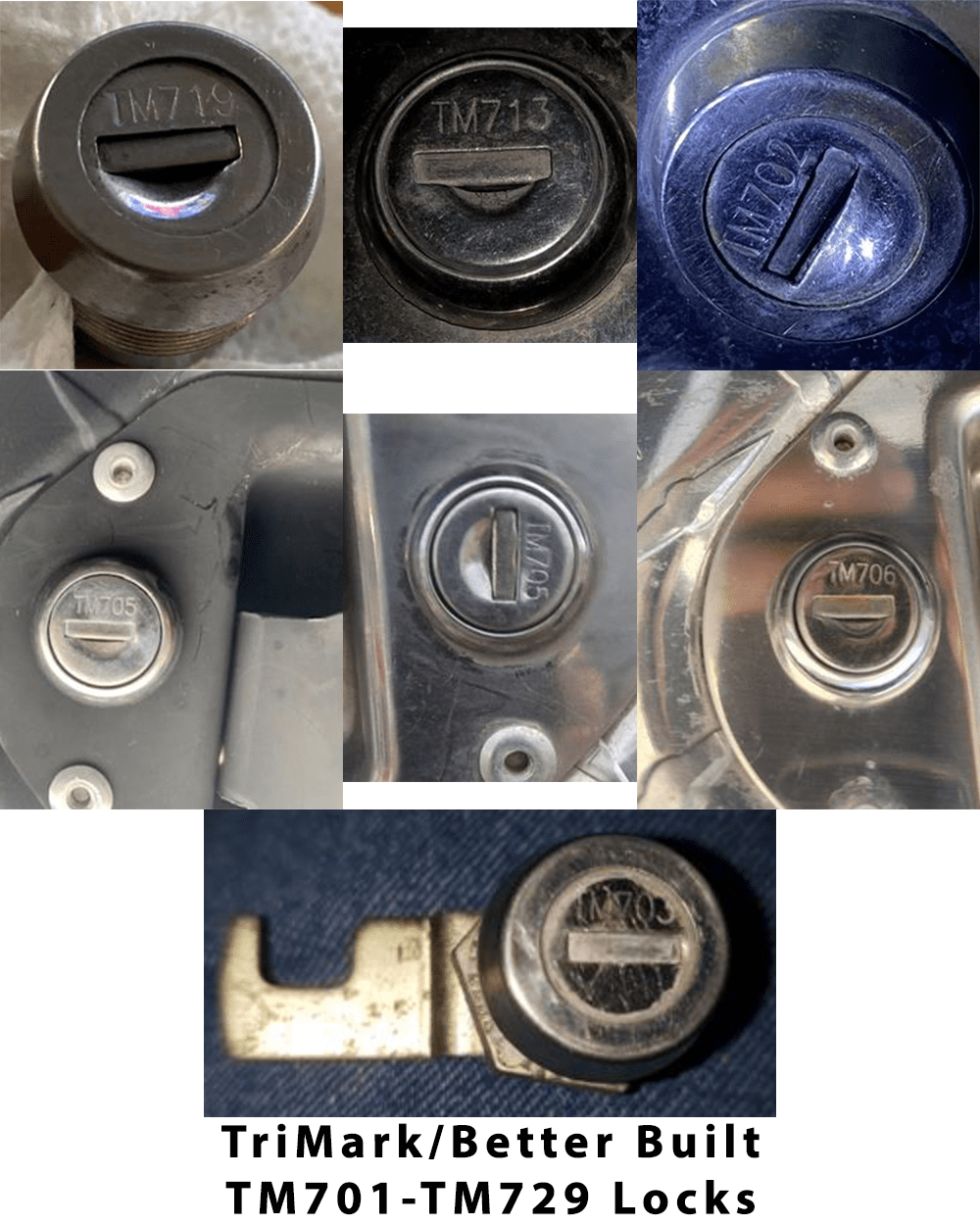 TriMark Key for TM700-TM729 Locks