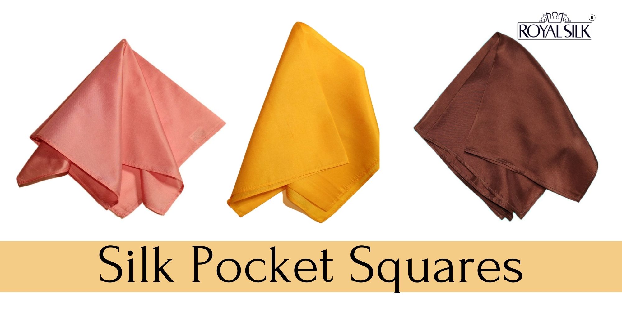 Stunning silk pocket squares & spiffy silk handkerchiefs