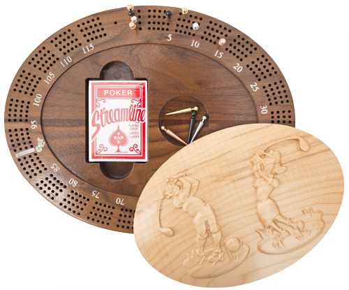 Tee Time Golf Course Cribbage Boards