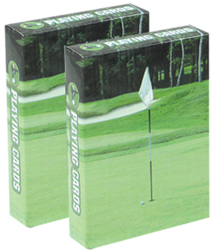 Golf Course Cribbage Board